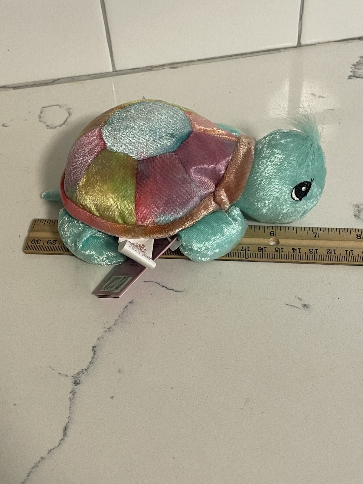 PRECIOUS MOMENTS - Tender Tails Turtle - Bean Bag Plush Stuffed Animal ...