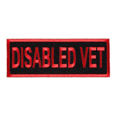 Disabled Vet Patch, Military Veteran Patches | eBay