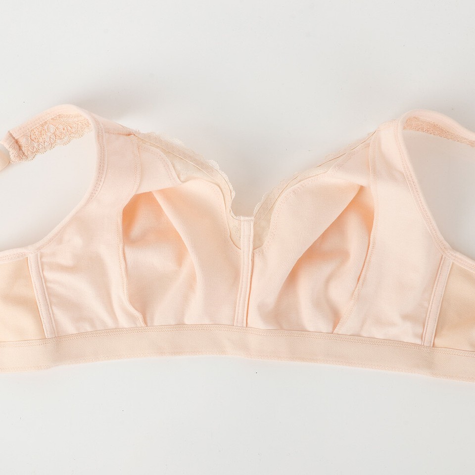 PLUS SIZE 36-54 AA-G Women Bra Lace Large Bosom Lingerie Wireless ...