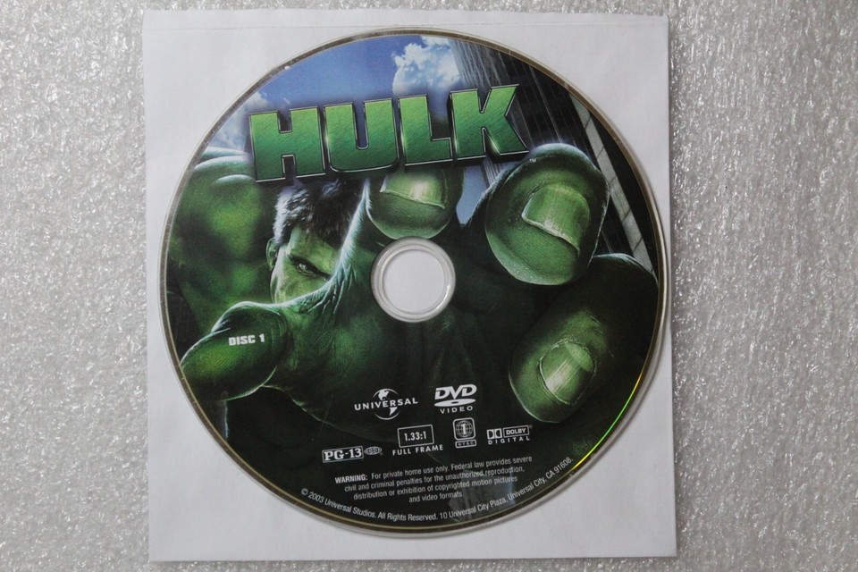 The Hulk (DVD, 2003, 2-Disc Set, Full Frame) 25192307522| eBay