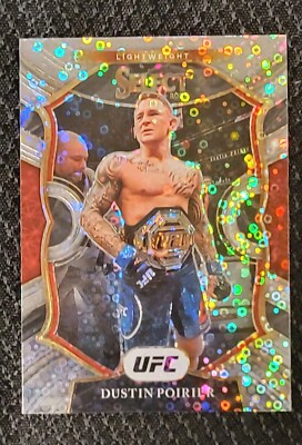 2021 Panini Select UFC - Concourse Disco Prizm #72 Dustin Poirier | eBay