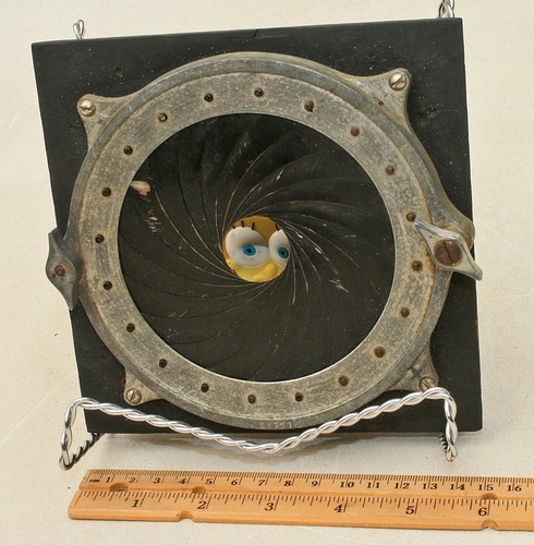 Iris Lens Clamp ~3.75" - 1" on 6X6 LensBoard Germany Great 4 Barrels ...