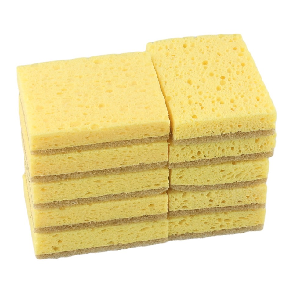 Dishcloth Kitchen Epically Eco100% Pans Sponge Duster Cloth With Scrub ...