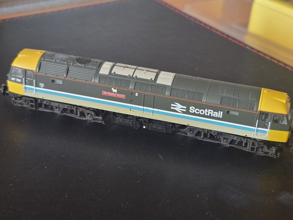 Farish N gauge 372-245 Class 47 47 710 Sir Walter Scott Scotrail livery ...