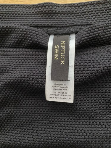 Seafolly Twist Front Tankini Top Swimsuit Size 10 DD plus Niptuck ...