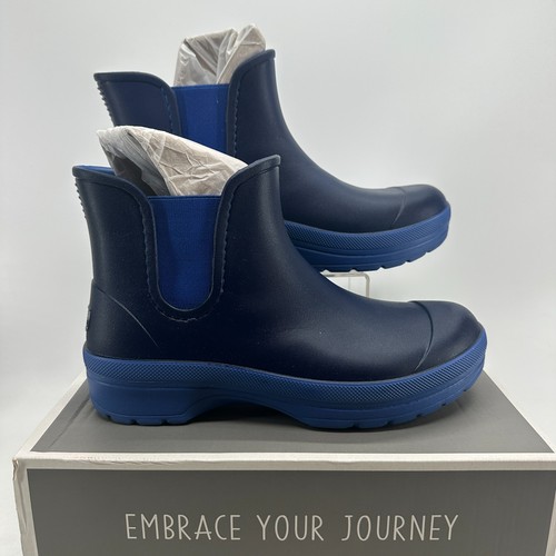 Dansko Karmel Molded Rain Boots Blue Women's Size 8.5-9 M Comfort ...