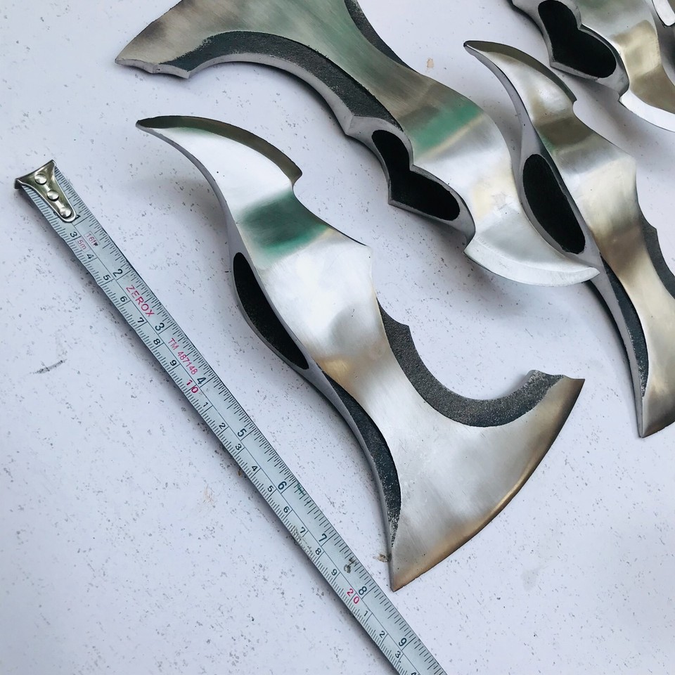 VINTAGE LOT OF 5 SINGLE BIT AXE HEADS - GOOSE WING ANTIQUE VIKING ...