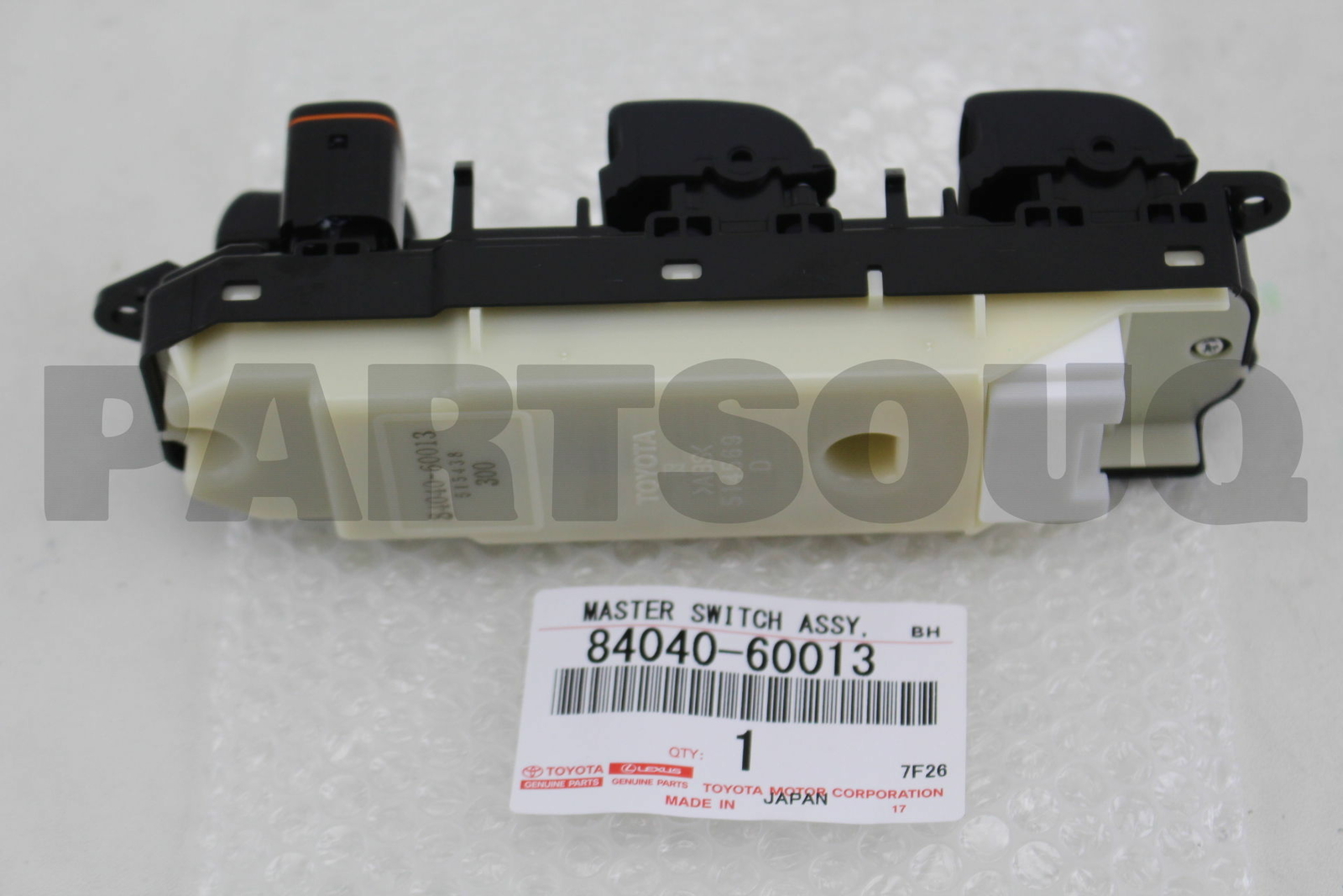 8404060013 Genuine Toyota MASTER SWITCH ASSY, POWER WINDOW REGULATOR ...