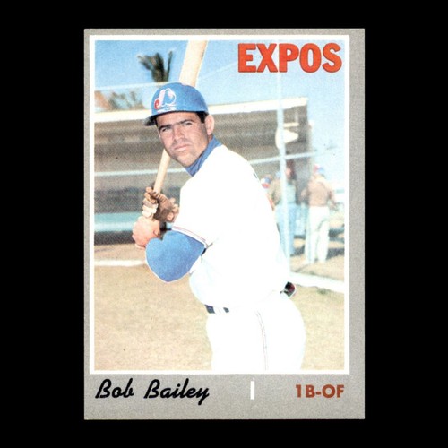 Bob Bailey 1970 Topps Montreal Expos #293 Set Break GREAT! | eBay