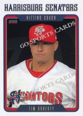 2023 Harrisburg Senators Tim Doherty Washington Nationals Minor League ...