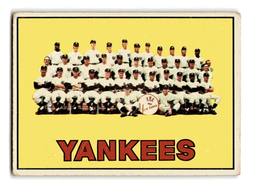 1967 Topps New York Yankees Team Card Mickey Mantle #131 HOF VG-EX | eBay