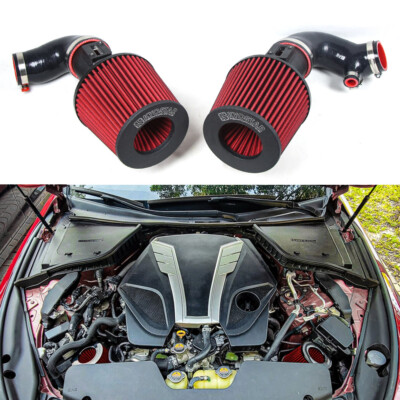 Performanc Cold Air Intake Kit For 16+ Infiniti Q50 Q60 3.0L Twin Turbo ...