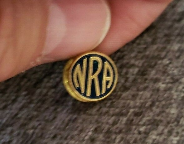 Vintage NRA National Rifle Association Tie Tack Lapel Pin OU2 1960s ...