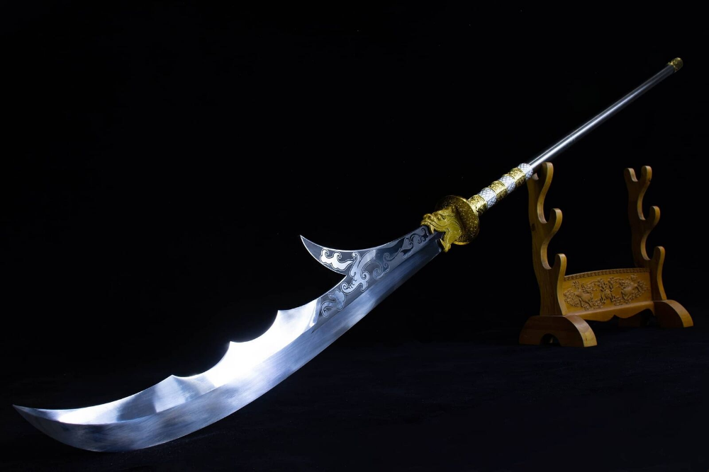 Chinese KUNGFU Da Dao Glaive Broadsword Sword Stainless Steel Sharp ...