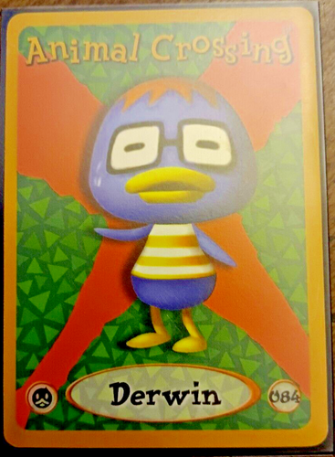 Nintendo Animal Crossing E-Reader Card - Villager Card - 084 Derwin ...