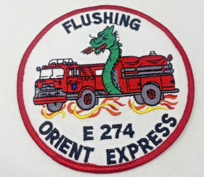 Fire Department Engine 274 - Flushing - orient Express Patch | eBay