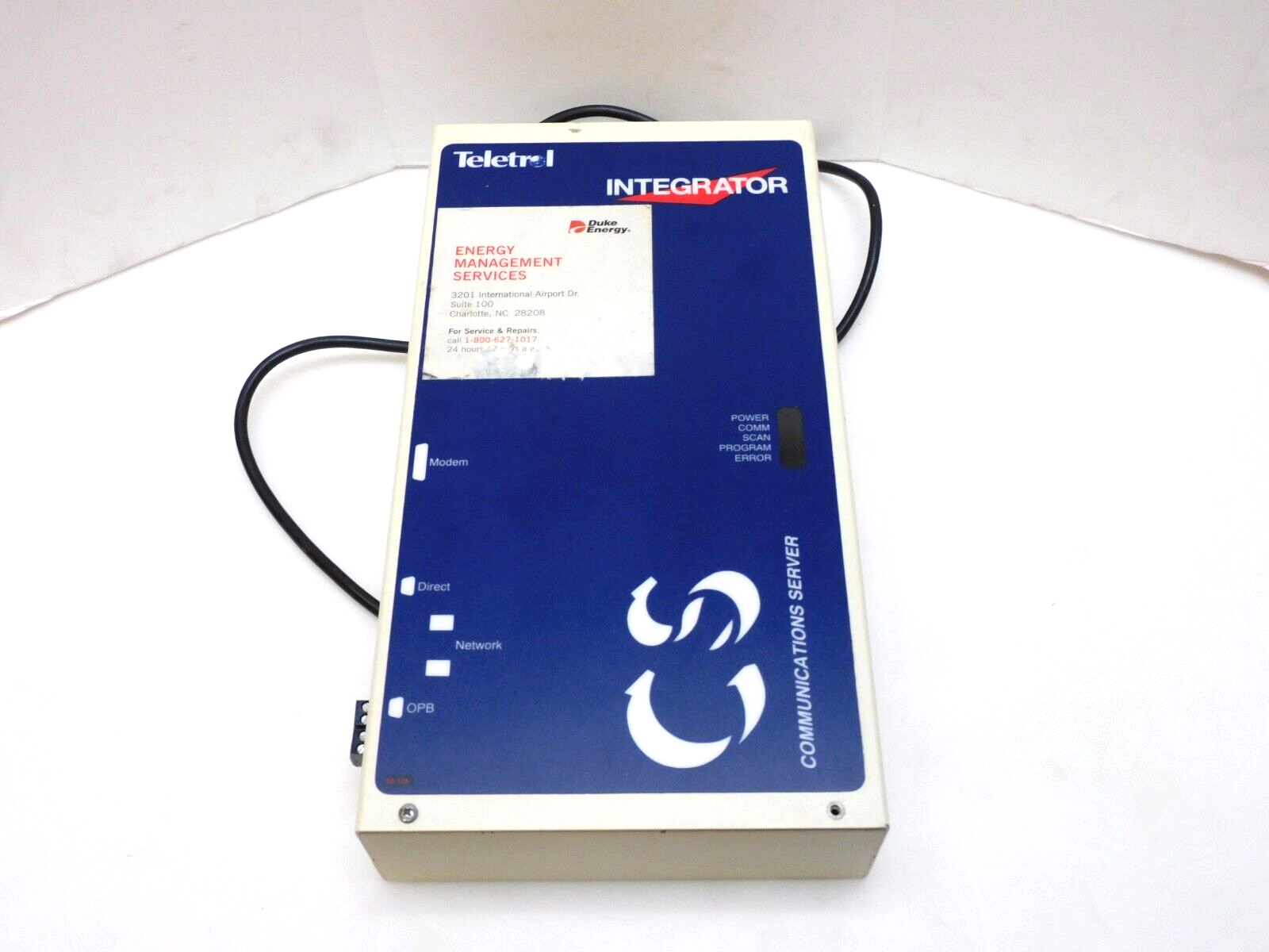 TELETROL INTEGRATOR NETWORK AUTOMATION CONTROLLER 186/CS CPU # 58-058 ...