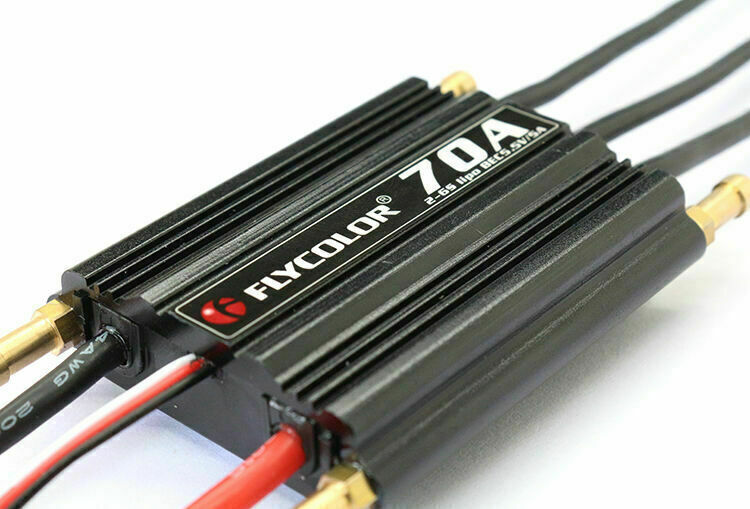 Flycolor Brushless ESC Speed Control Support 2-6S Lipo BEC 5.5V/5A for ...