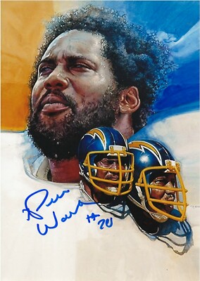 RUSS WASHINGTON SAN DIEGO CHARGERS 5 X PRO BOWLER RARE SIGNED PHOTO ...