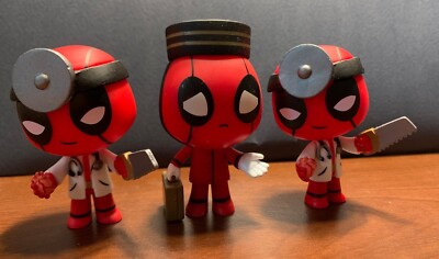 Funko Mystery Mini Deadpool Series 1 Lot- Bellhop & Head Doctor- Free ...
