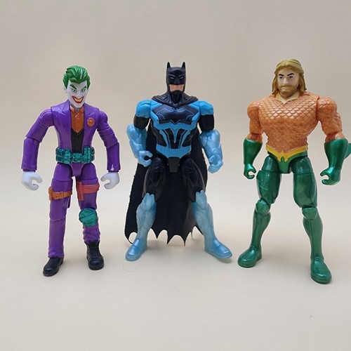 DC COMICS (Spin Master) Lot of 3 TECH BATMAN JOKER AQUAMAN 1st Edition ...