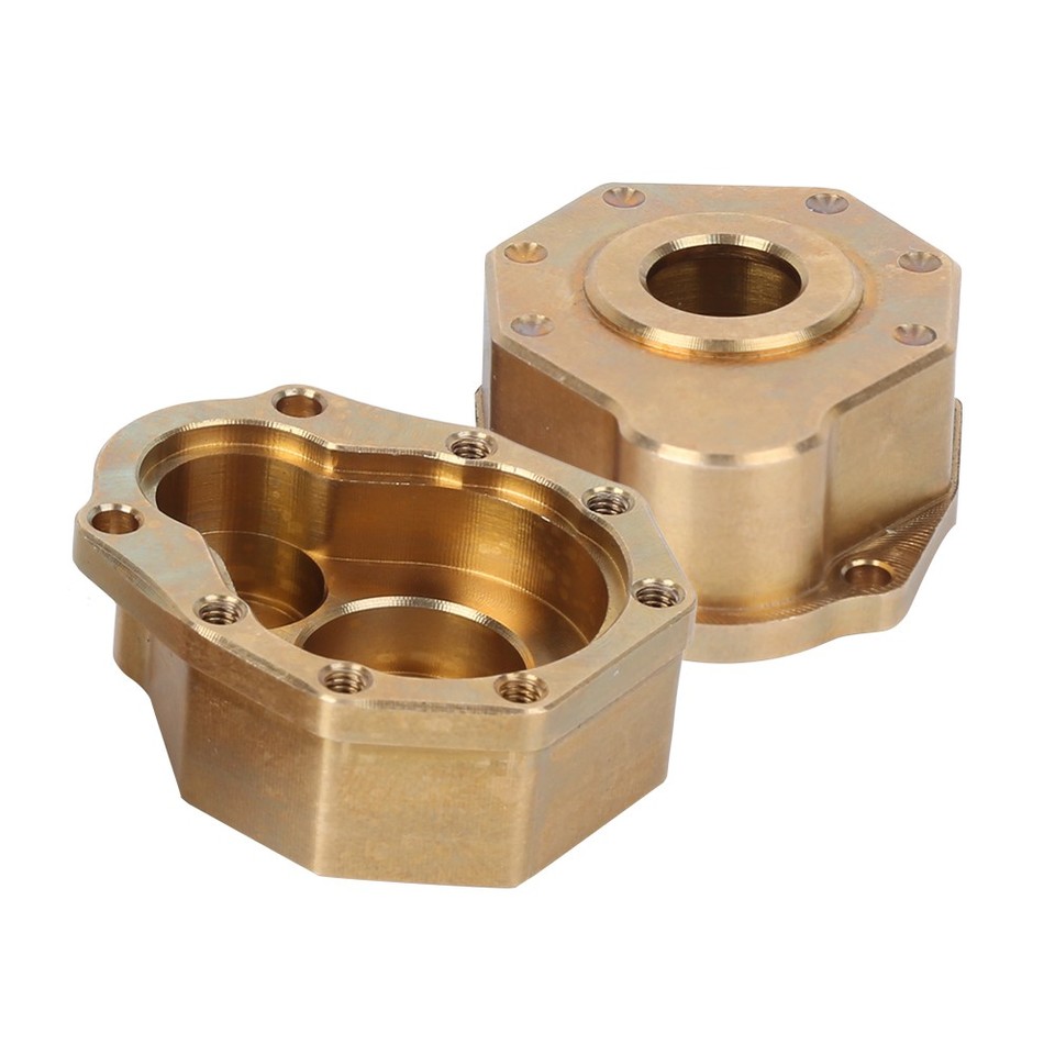 1 Pair Front / Rear Brass Gear Cover Counterweight Weight For 1/10 TRX ...