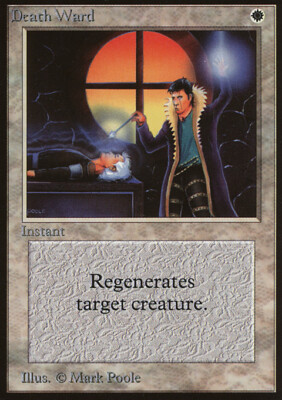 MTG Magic the Gathering Death Ward (18/302) Limited Edition Beta LP | eBay