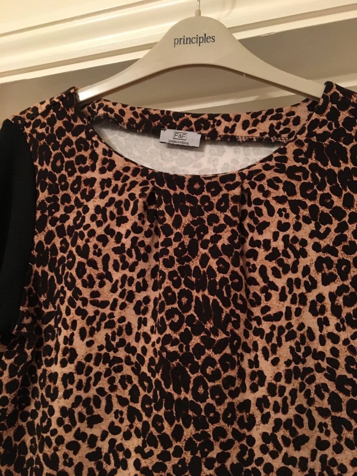 Tesco Florence And Fred Animal Print Long Sleeve Top Size 12 | eBay UK