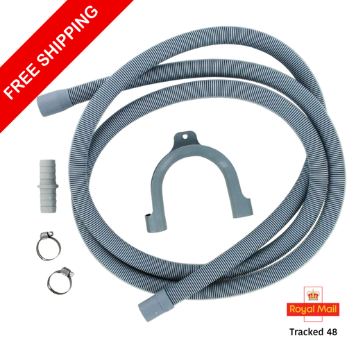 Hotpoint Washing Machine Dishwasher Drain Waste Hose Extension Pipe Kit ...