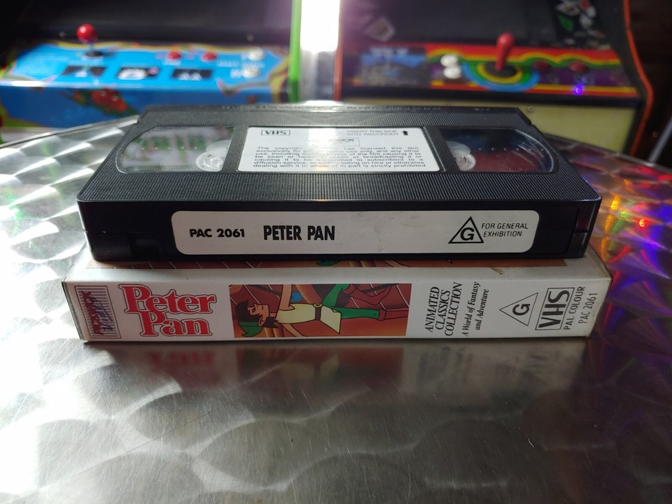 Peter Pan - Classic Children's Kids VHS Movie - 1988 Pickwick Video | eBay