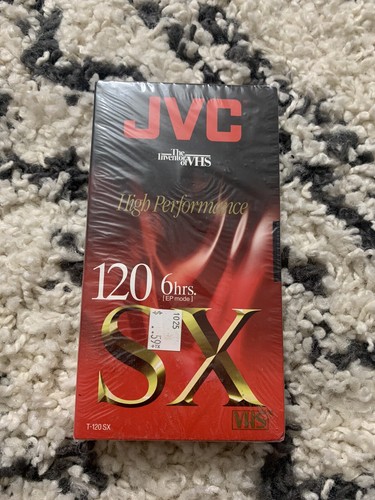 JVC High Performance T-120 SX Blank VHS SP 120 Min EP 6 HRS for sale ...