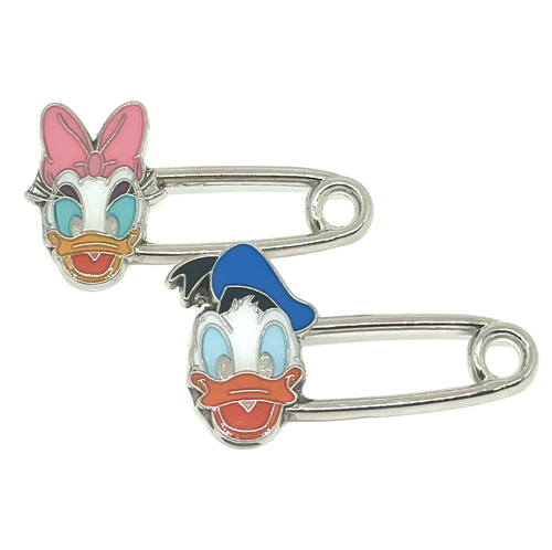 X2 HKDL Disney Daisy Duck Donald Duck Safety Pin Set Lot 2015 | eBay
