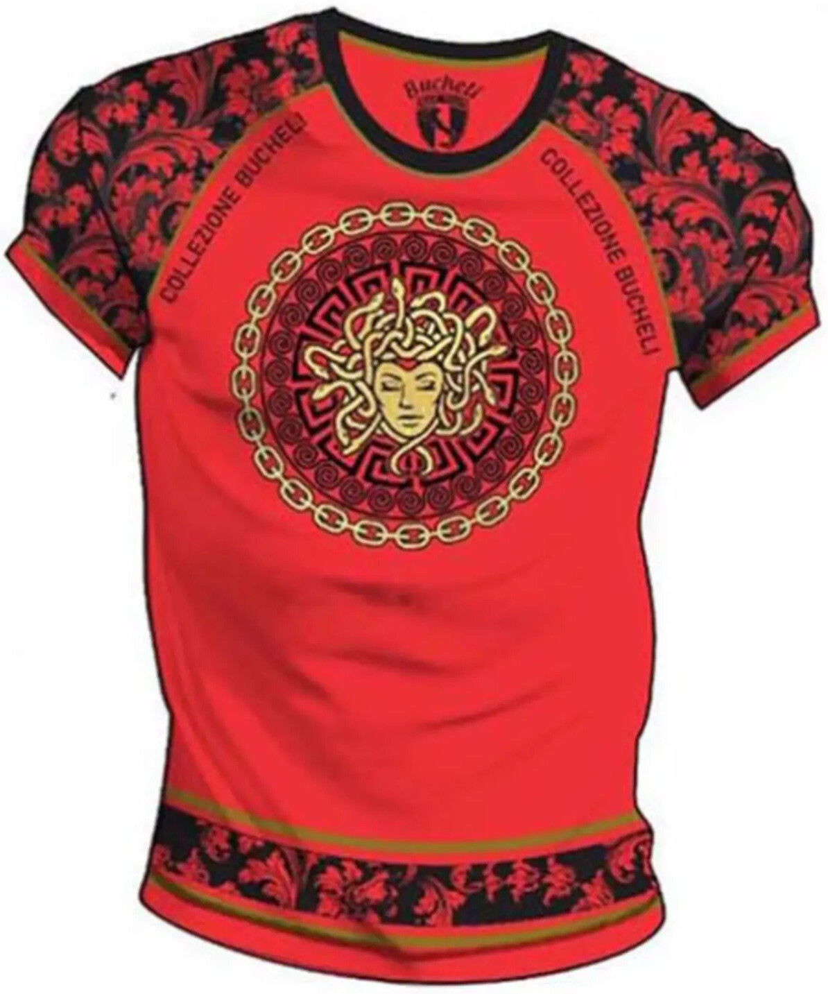 Men's Bucheli Cotton T Shirt,Italian Style,Slim Fit,Stretch S…..A27.A ...