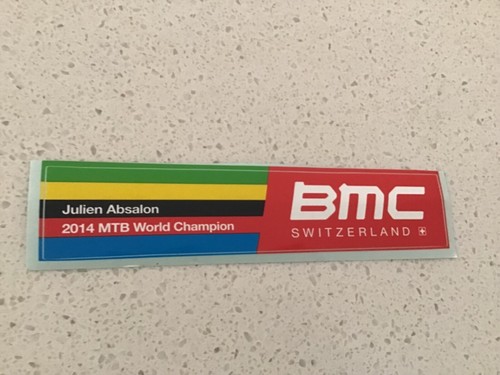 MOUNTAIN BIKE AND TRIAL MTB CHAMPION CYCLING STICKER, CYCLE, BICYCLE ...