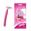Womens Disposable Razor Bic 3 Pure Lady PINK Shave Sensitive Skin Face ...