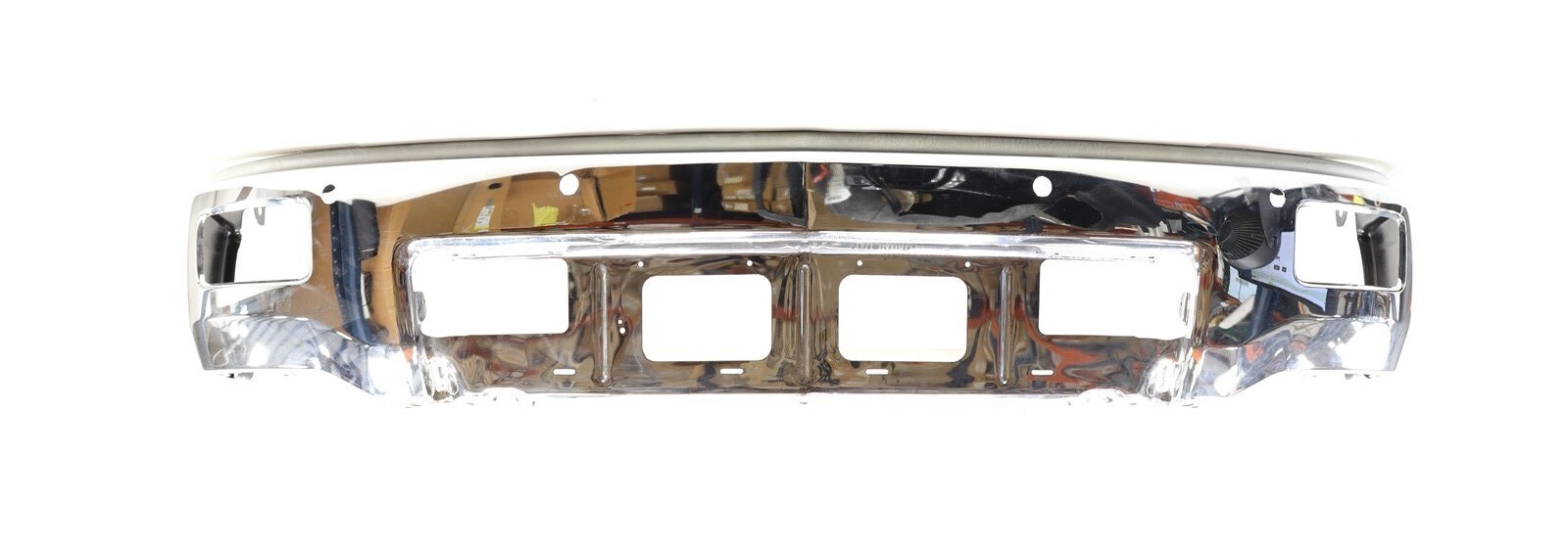 NEW OEM GM Chrome Front Bumper Bar w/ Sensor Holes 23173678 Silverado ...