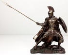 9.5" Hector of Troy Spear & Shield GREEK MYTHOLOGY Sculpture Statue ...