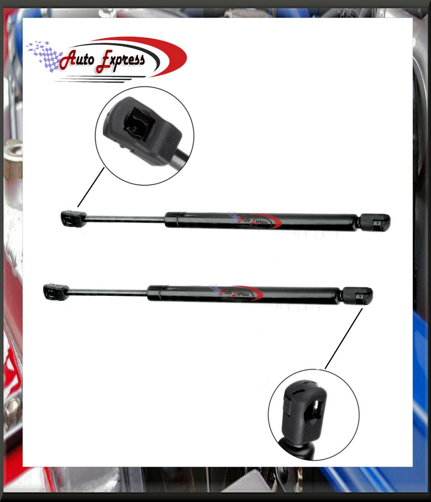 New Set of 2 Rear Hatch Lift Supports Struts Rods Dampers Fits 03-2009 ...