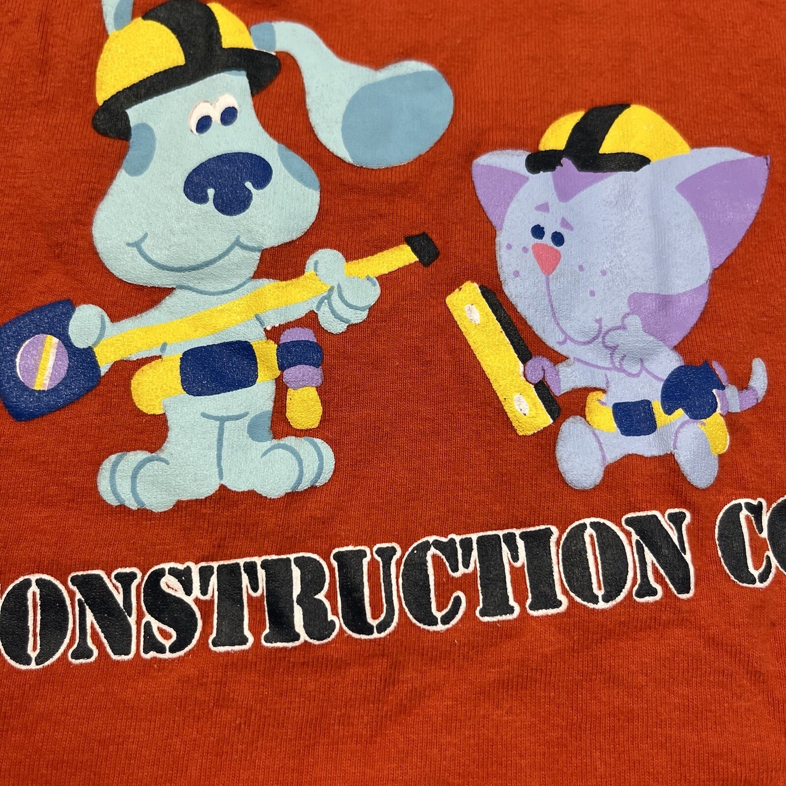Vintage Blues Clues Nick JR Toddler Kids Shirt Orange… - Gem