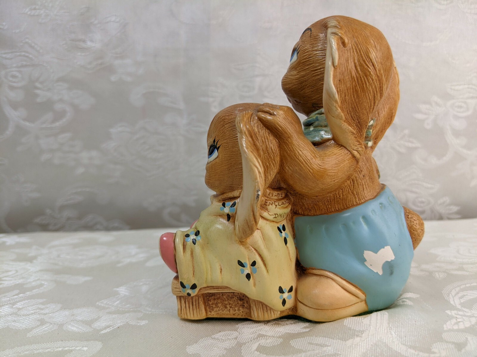 Vintage Pendelfin Rabbit DANDY Brushing Hair Bunny Stonecraft England ...