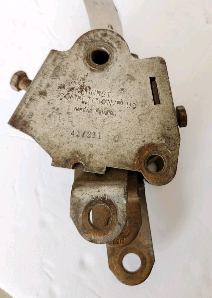 HURST Competition / Plus 4 Speed SHIFTER Mechanism & LEVER for Parts or ...