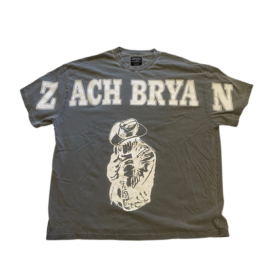 Zach Bryan Distressed Shirt Mens XX Large Gray BURN BURN BURN Tour ...