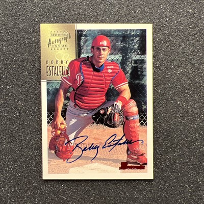 1997 Bowman BOBBY ESTALELLA #CA24 Rookie AUTO - MLB PHILADELPHIA ...