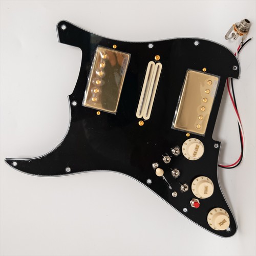 HSH Left-hand Prewired Loaded Pickguard Alnico V Pickups for Fender ST ...