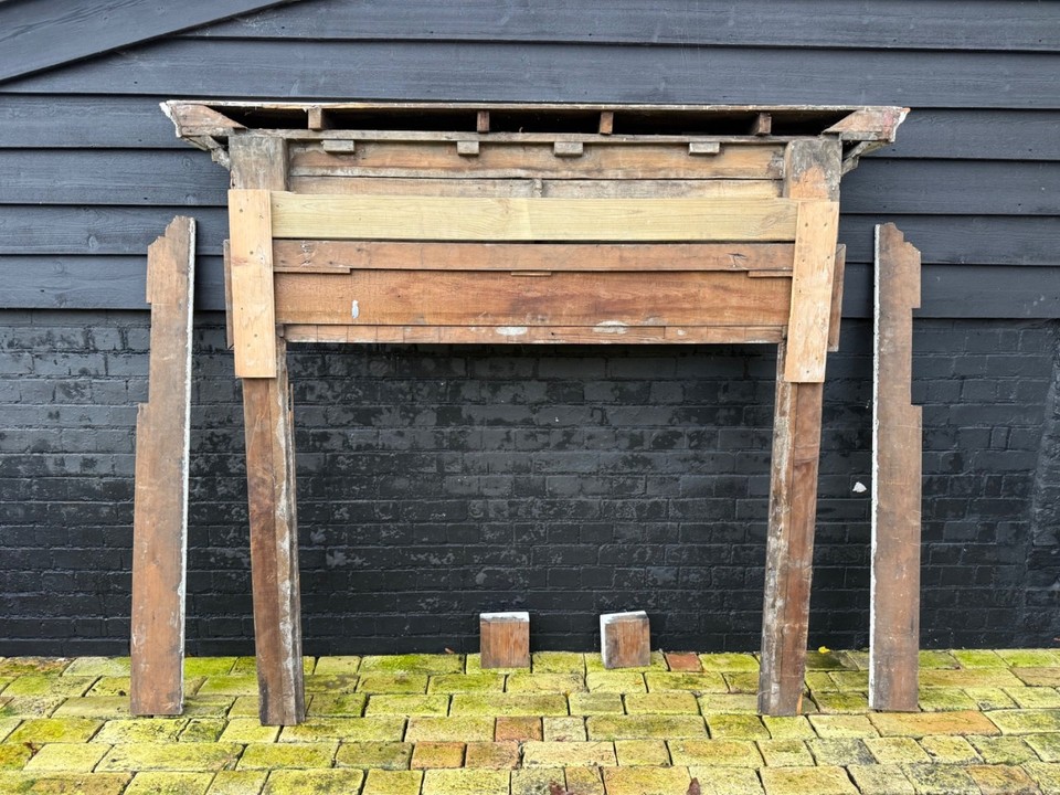 Reclaimed Antique Substantial Georgian Manor House Fireplace Surround ...