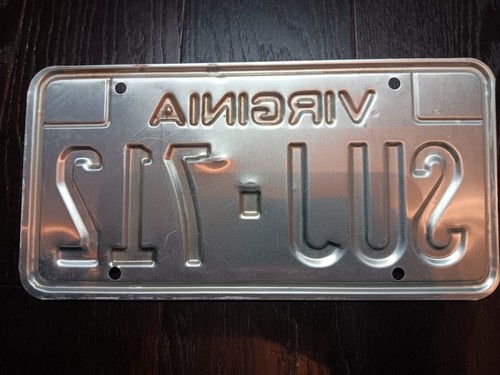 1983 Virginia License Plate SUJ 712 Vintage | eBay