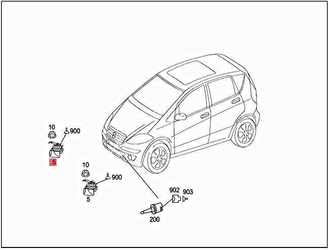 Genuine MERCEDES CL203 S202 S203 W163 W164 W169 W202 Fanfare horn ...