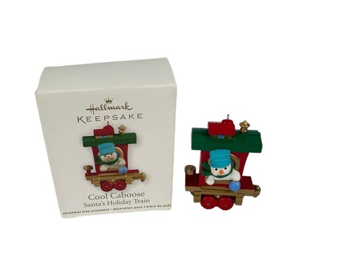 Hallmark Keepsake Ornament MINIATURE 2011 Cool Caboose Santa's Holiday ...