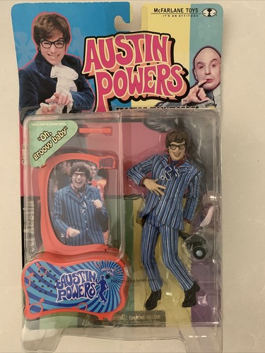 Austin Powers Movie Feature Film Figures Series 2 Voice Chip McFarlane ...