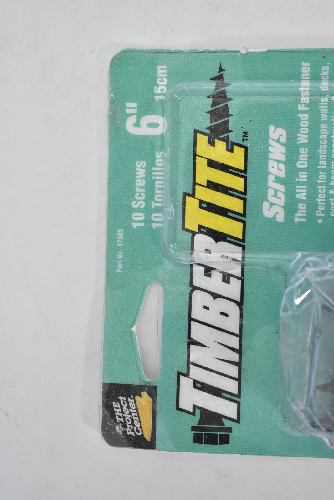 Hillman Timber Tite Wood Screws Black Ceramic 1/4" x 6" 10 Pack w ...